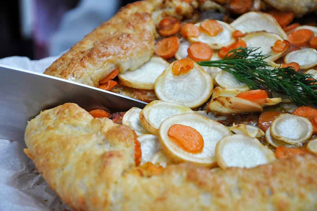 Root Vegetables Galette (Rustic Tart)