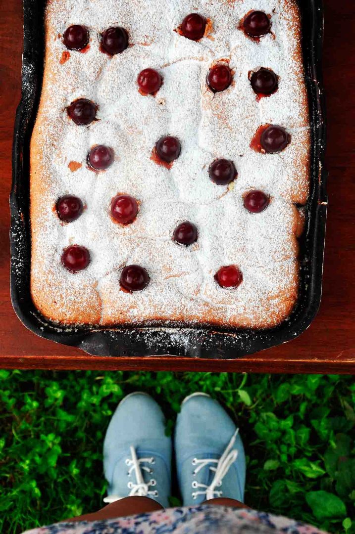 Sour Cherry Cake Recipe | Soft & Moist