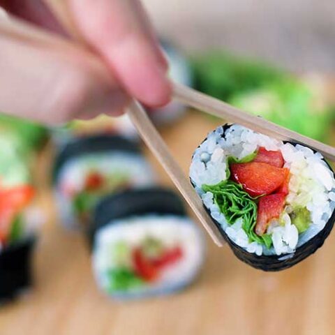 Vegan Sushi | How To Make Vegan Sushi Rolls in 30 minutes