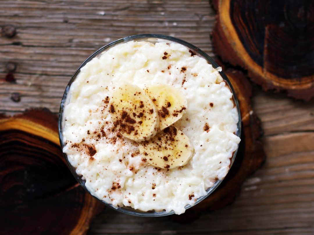 Vegan Rice Pudding | Chocolate and Vanilla Flavors