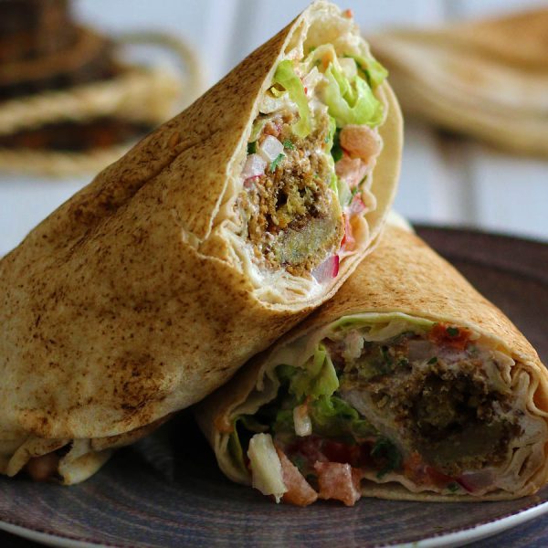 Falafel Wrap (Meal Prep-Friendly)