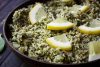 Spanakorizo - Greek Spinach Rice - Gourmandelle