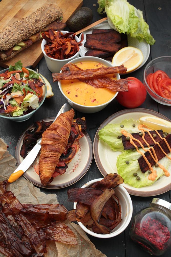 Vegan Bacon - 5 ways! - Gourmandelle