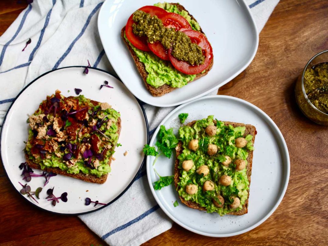 Best Smashed Avocado Toast - 3 ways