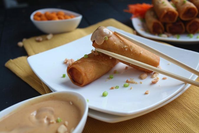 Crispy Spring Rolls – Vegan