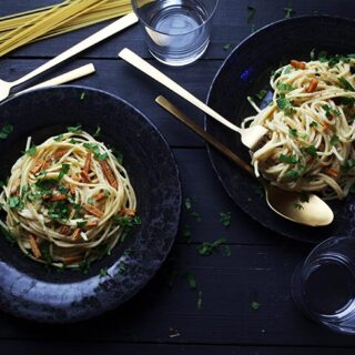 Spaghete carbonara vegane (de post)