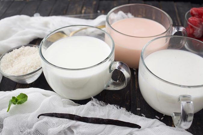 Rice milk | How to make rice milk at home - 3 flavors - Gourmandelle