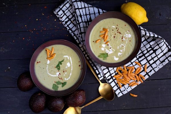 Cream of Avocado Soup - Gourmandelle