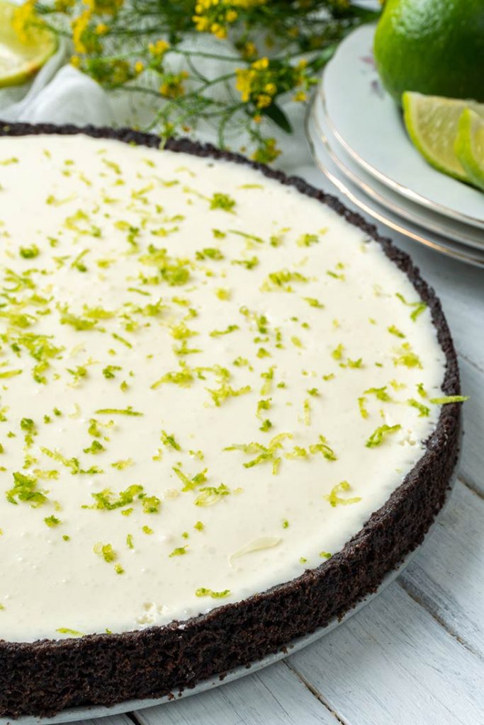 Tarta cu lime - Gourmandelle