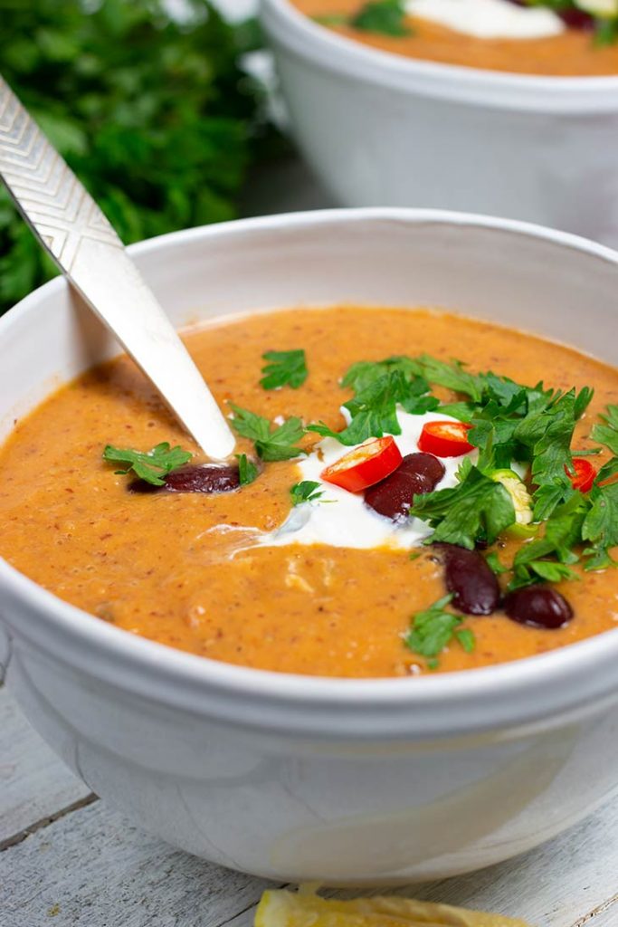 Kidney Bean Soup - Gourmandelle