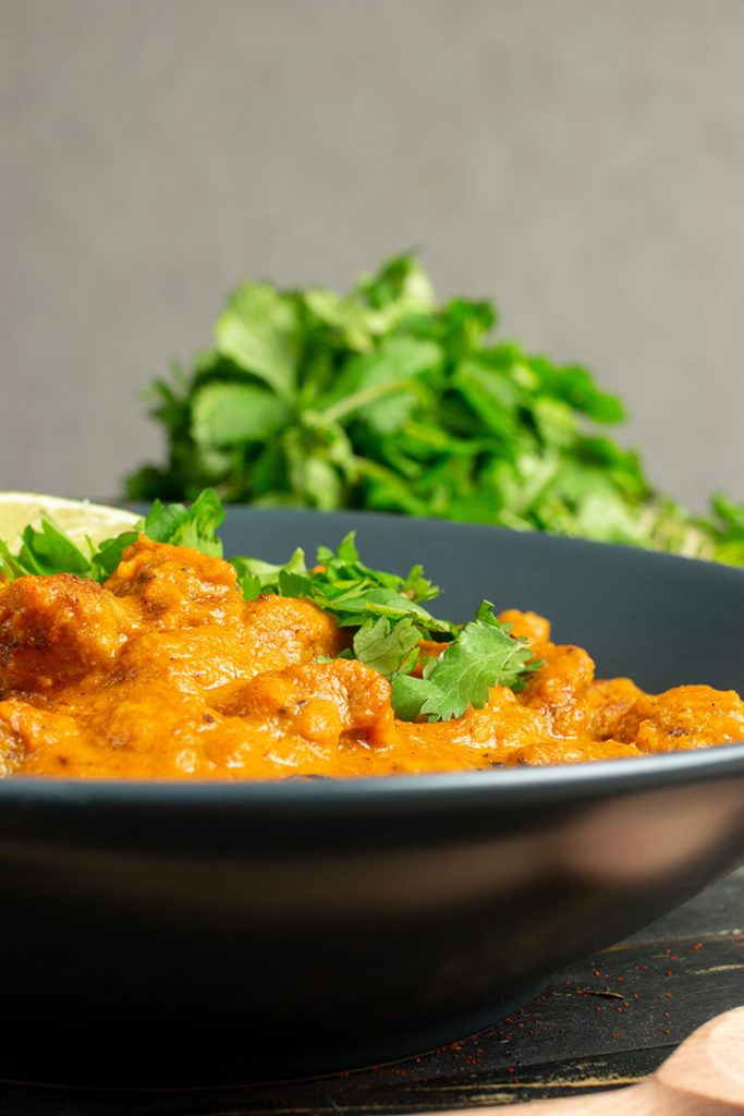 "Pui" in stil indian - varianta de post / vegana - Gourmandelle