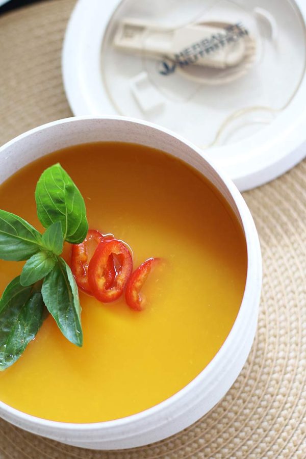Supa crema bogata in proteine - Gourmandelle