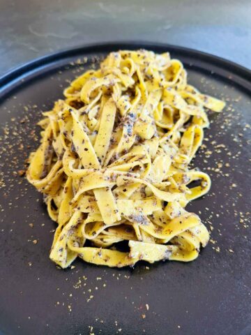 Truffle Pasta with Homemade Truffle Salsa