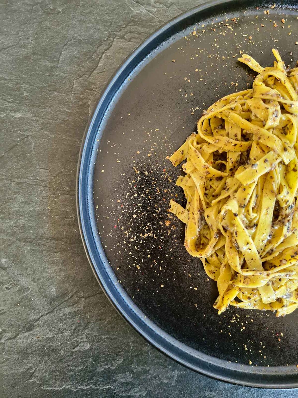Truffle Pasta with Homemade Truffle Salsa