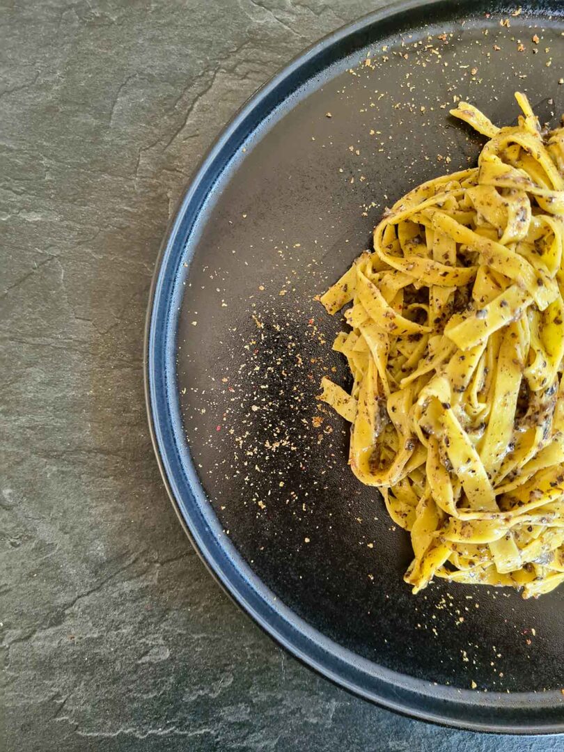 Truffle Pasta with Homemade Truffle Salsa