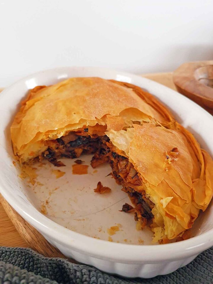 Simple Cabbage Filo Pie