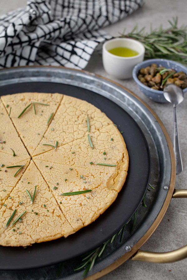 Socca Farinata (Chickpea flatbread)