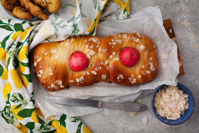 Tsoureki (Greek Easter Bread)