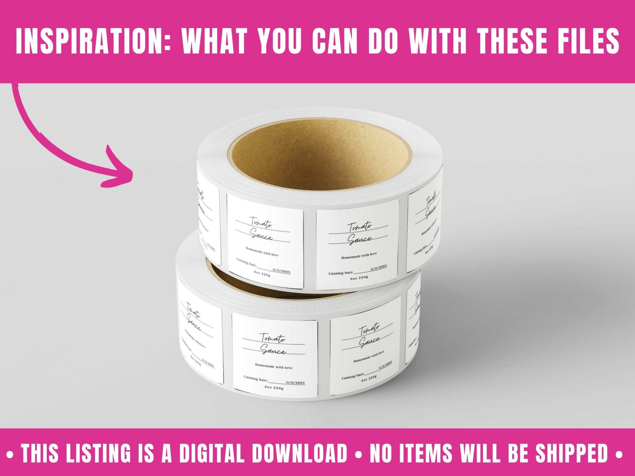 Canning Labels Template | Editable & Printable