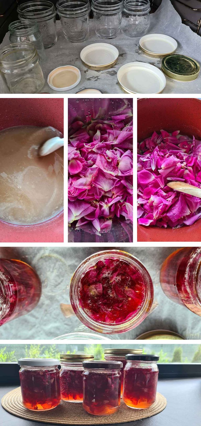 Rose Petal Jam | Rose Jelly Step by Step Guide
