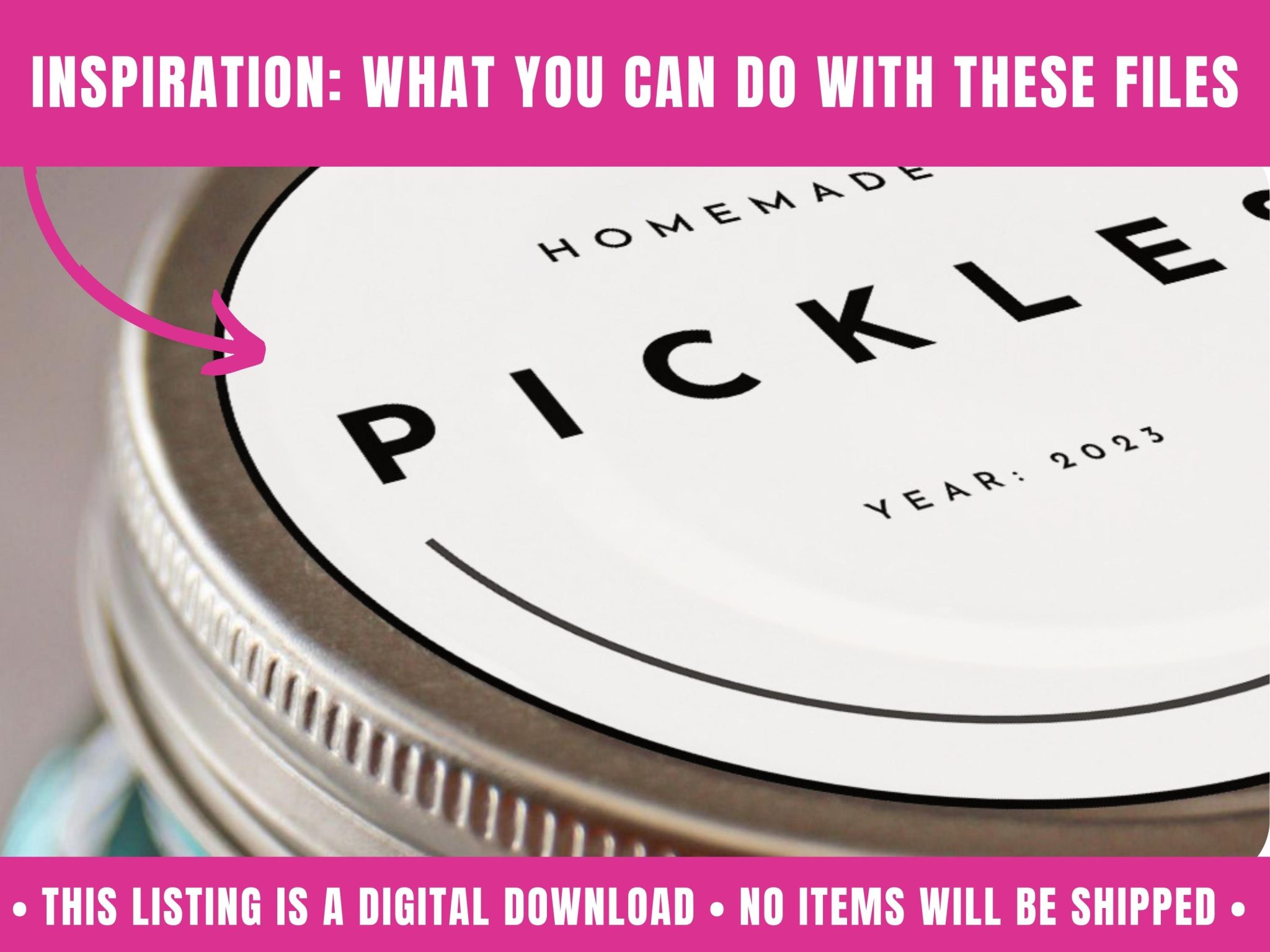 Mason Jars Labels Template | Editable & Printable
