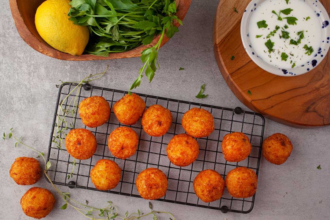Potato Croquettes with Cheddar Cheese