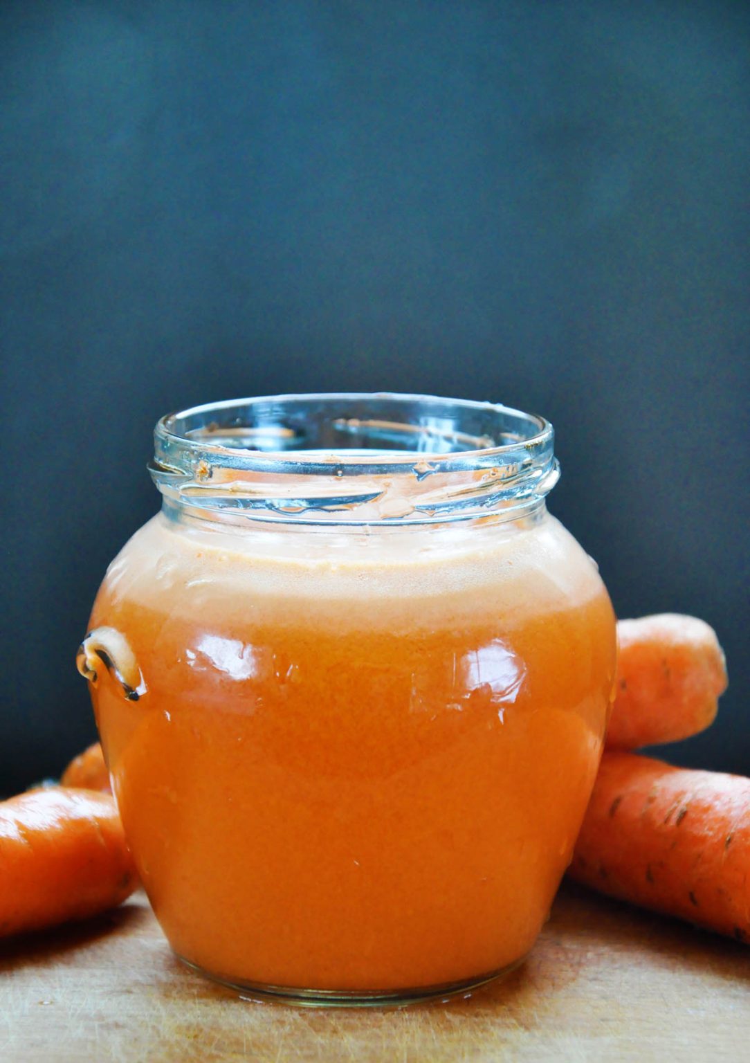 Fresh Gingery Carrot Juice